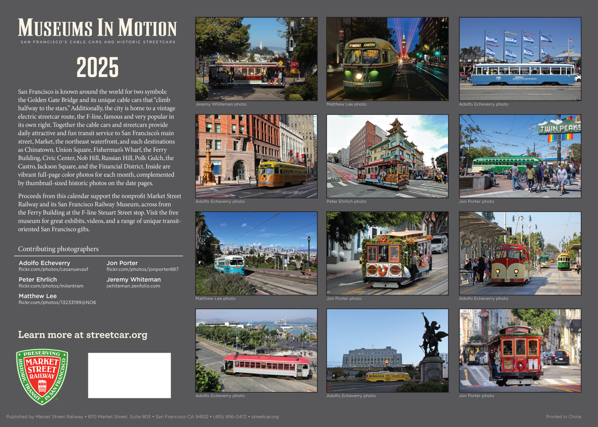 2025 Museums in Motion Calendar